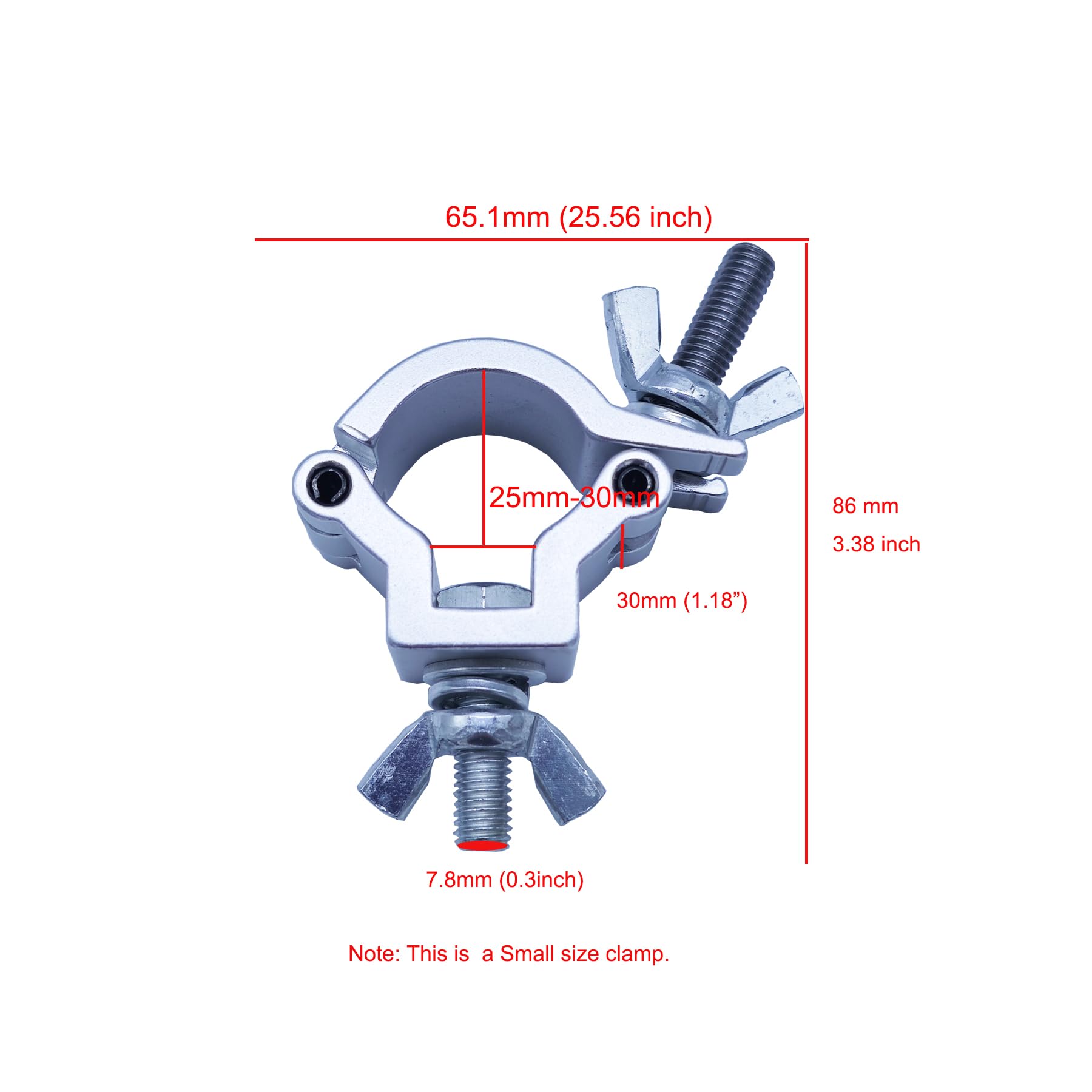 Snapklik.com : DJ Lighting Clamps 1” To 118” Lighting Mount Fits 25 ...