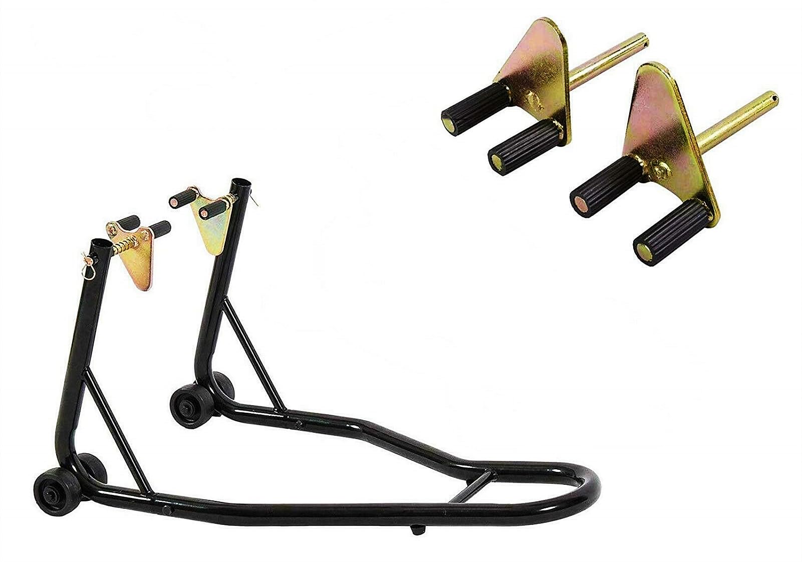 Amazon.com: MOTOOS Front Motorcycle Lift Stand Wheel Swingarm Spool ...