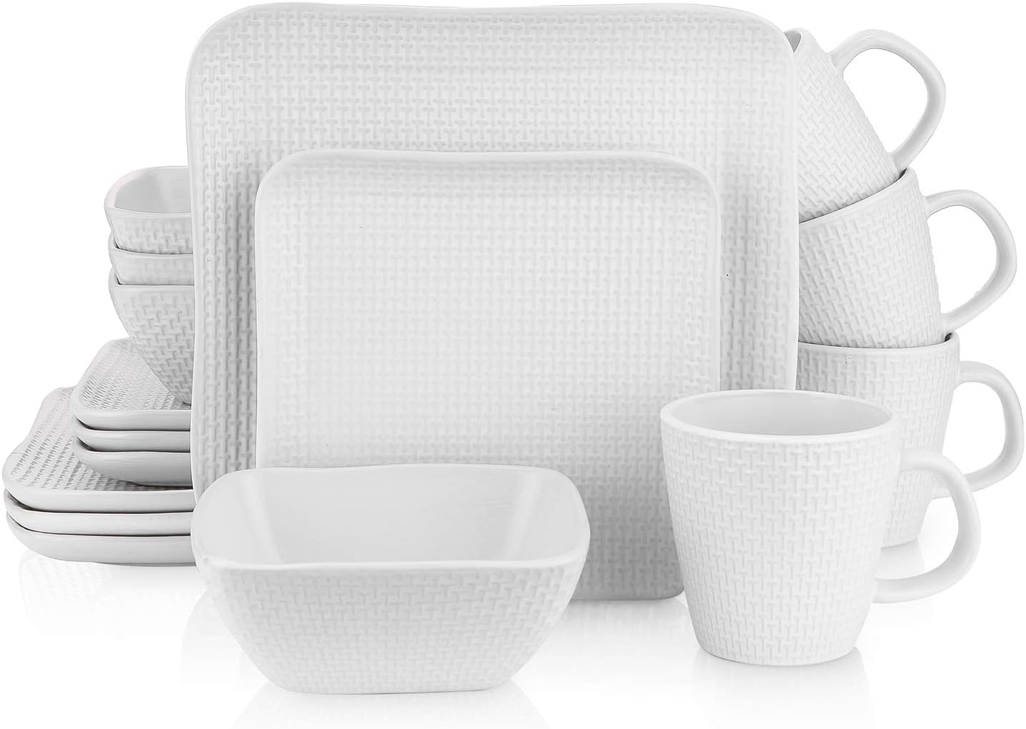 Amazon.com | Mara Stoneware Collection - 4 Piece (1 Person) Dragonfly ...