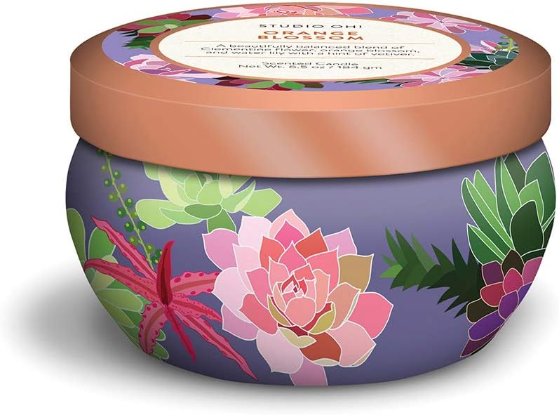 Amazon.com: Studio Oh! Travel Tin Hand-Poured Scented Candle Available ...