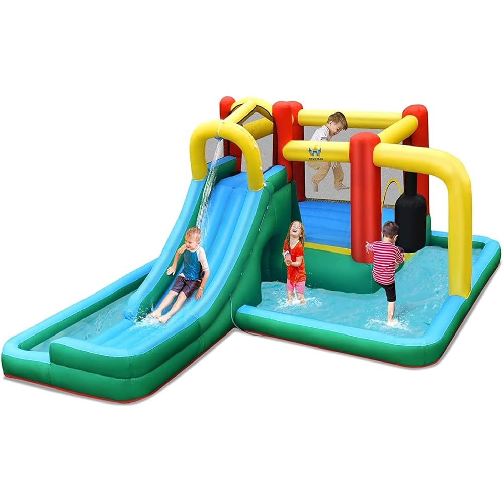 $40/mo - Finance BOUNTECH Inflatable Water Slide, Kids Water Slide ...