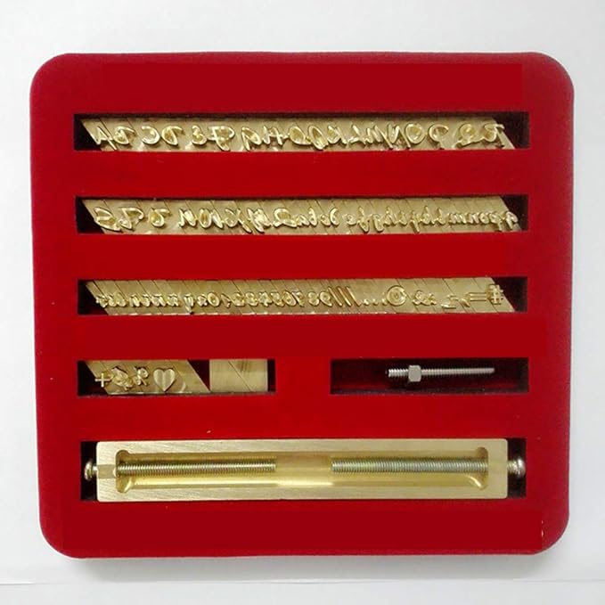 Stampaggio in ottone rame lettere flessibili Numeri alfabeti Simboli ...