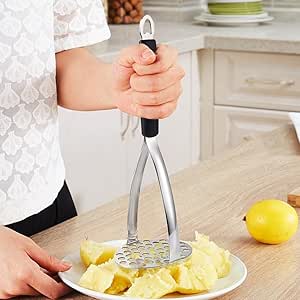 Amazon.com: Potato Masher, Stainless Steel Integrated Masher Kitchen ...