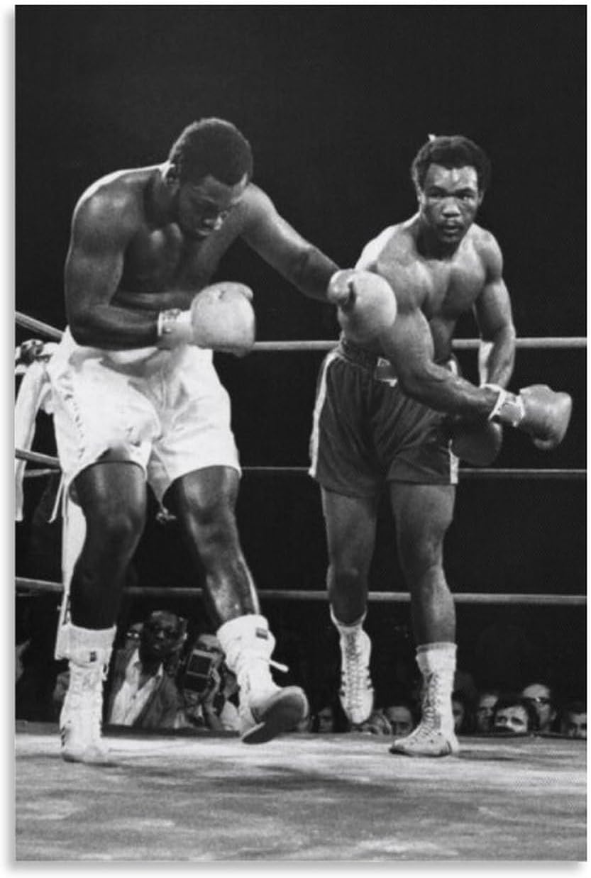 Amazon.com: TOLLAA George Foreman Boxer Poster (2) Wall Art Poster ...