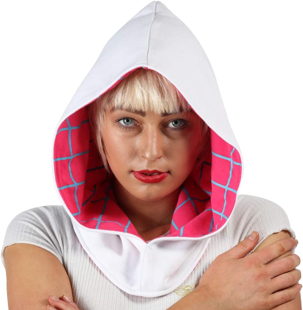 SIC HOODS Spider Web Gwen Hood White, White, One Size : Amazon.ca ...