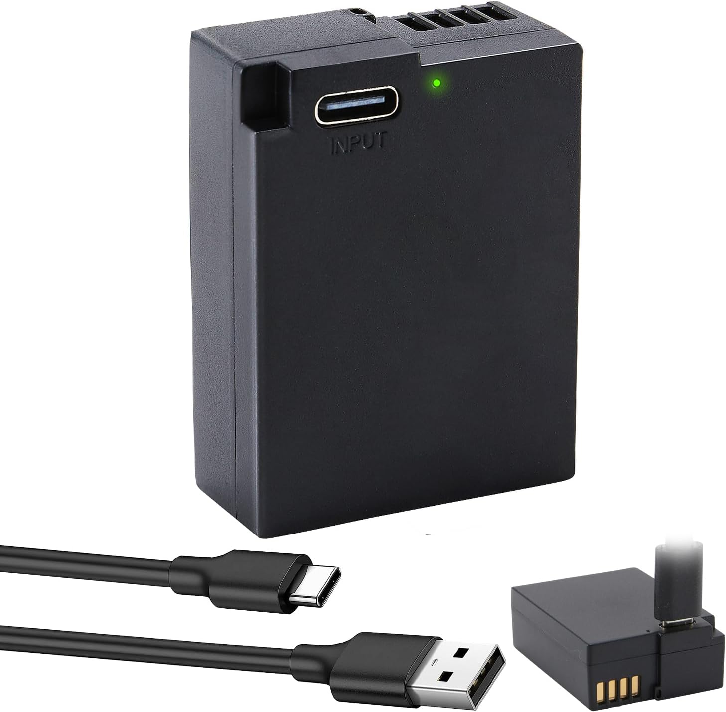 Amazon.com: BM DMW-BLC12 Battery with Built-in USB-C Charging Port for ...