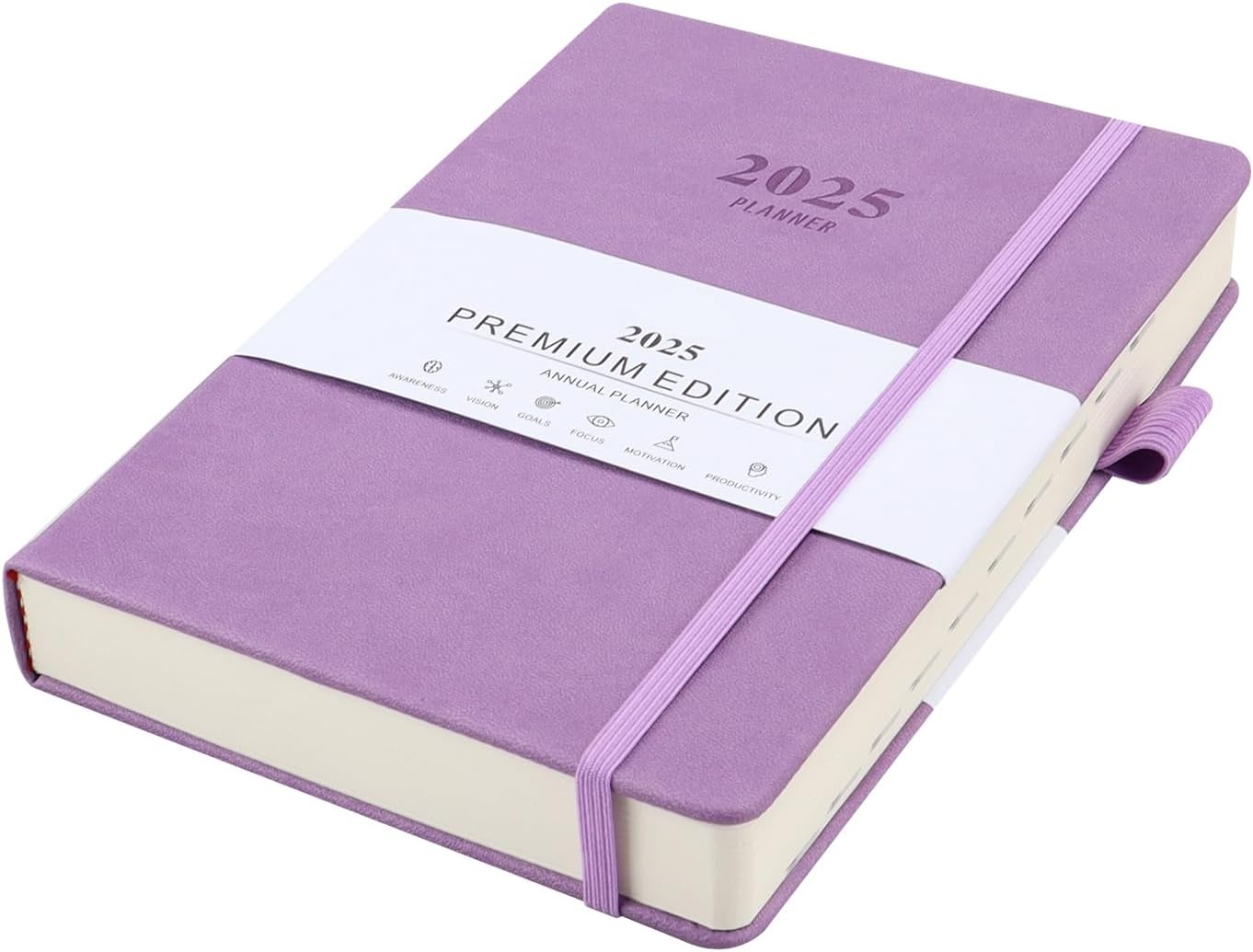 Academic Diary 2025,Leather Cover A5 Diary 2025 Day Per Page 5.7x 8.5 ...