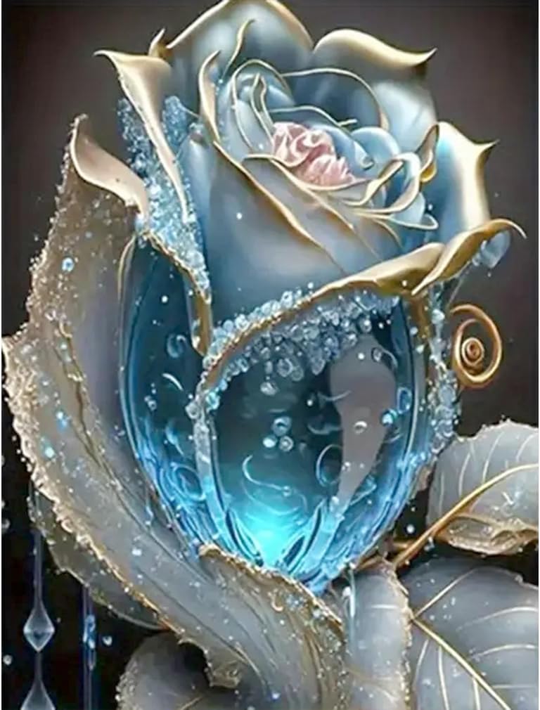 Amazon.com: BOHADIY Rose Diamond Painting Kits for Adults-Flower ...