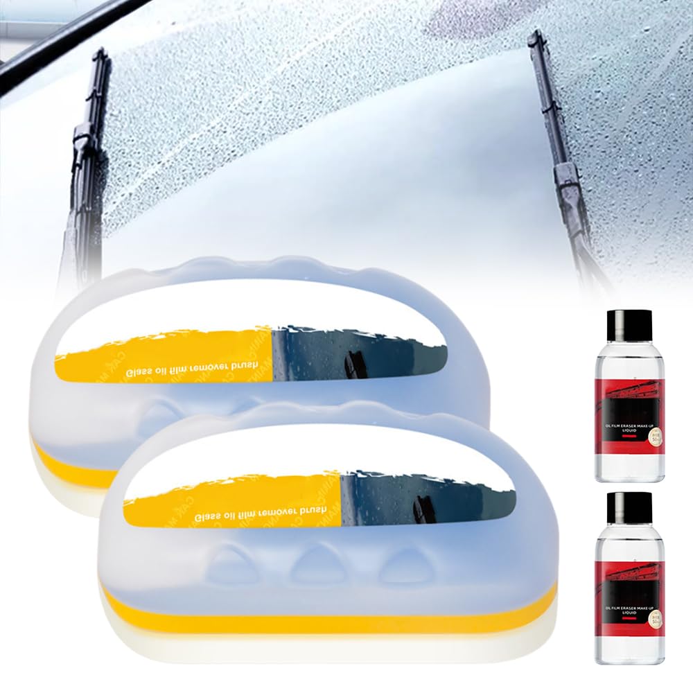 Amazon.com: Automotive Oil Film Cleaning Brush, 2025 New Glass Coating ...