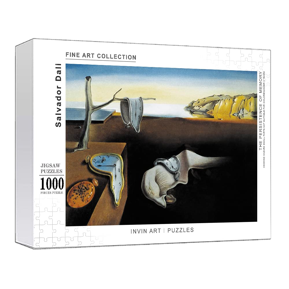 Buy INVIN ART 1000-Piece Puzzle,The Persistence of Memory, 1931 by ...