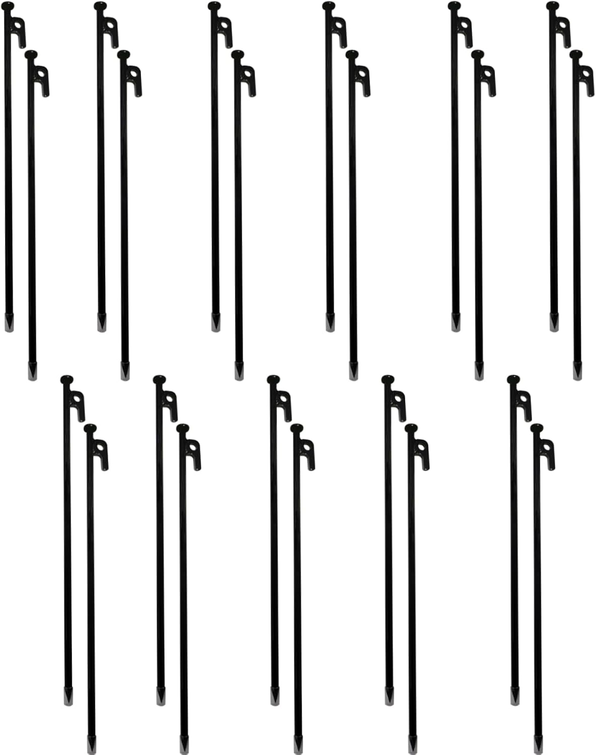 Amazon.com : 16IN-22pcs Extra Long Tent Stakes Heavy Duty Rust-Free ...