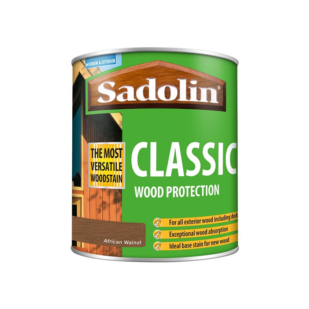 Sadolin Classic Wood Protection 1 litre - African Walnut : Amazon.co.uk ...