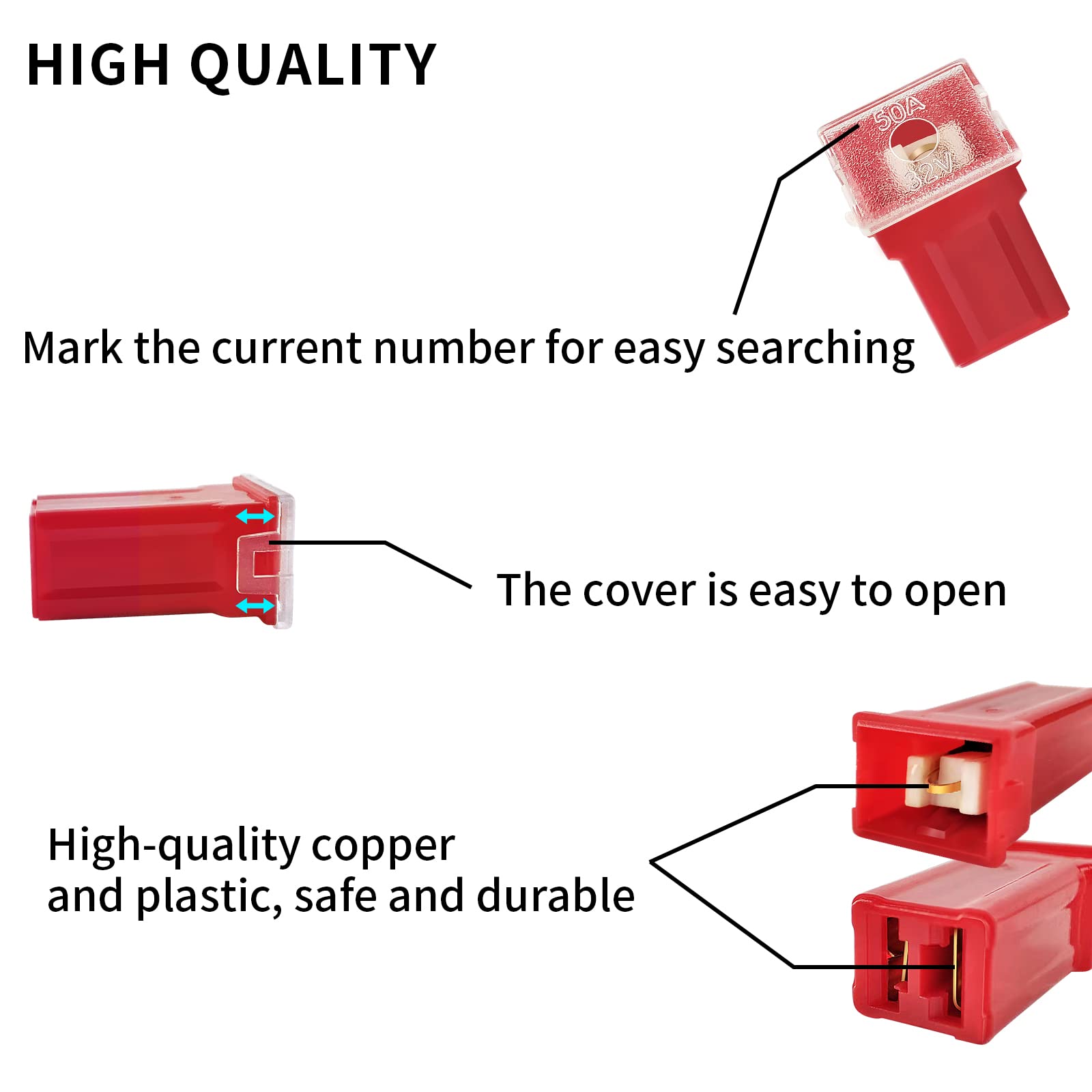 Snapklik.com : MuHize Shaped Assorted Fuses - Upgraded Tall/Standard ...