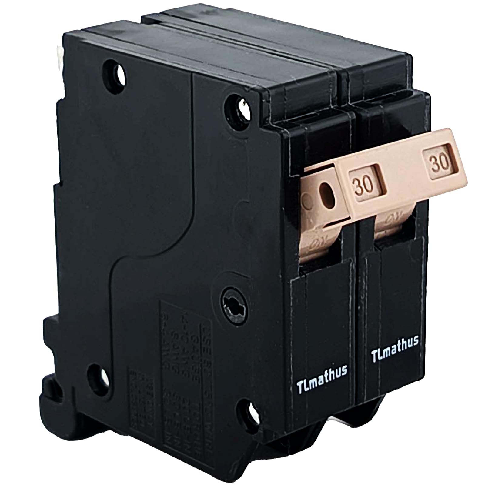 30 Amp Double Pole Breaker Plug on Mount Standard Miniature Circuit ...