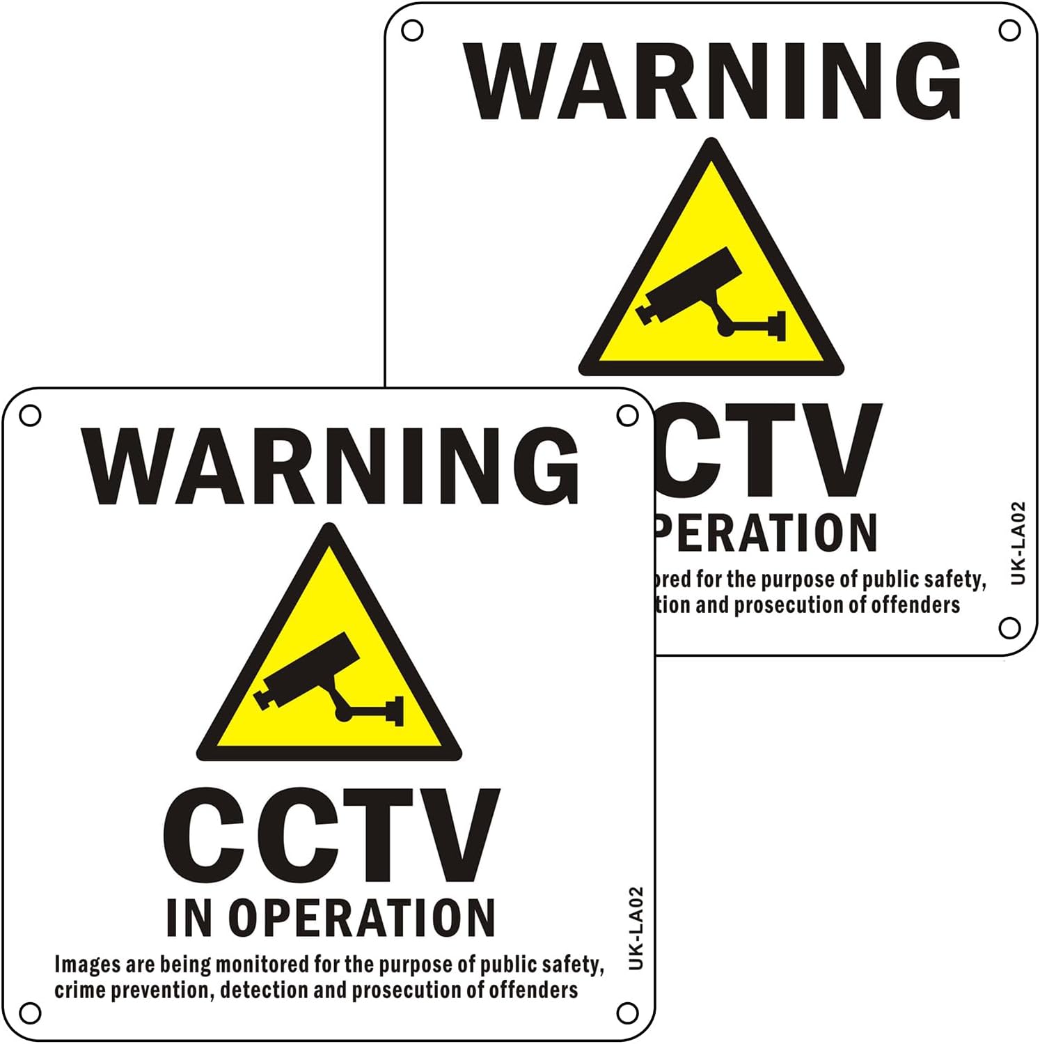 CCTV Sign Size A4 Window Sticker Data Compliant CCTV Sign : Amazon.co ...