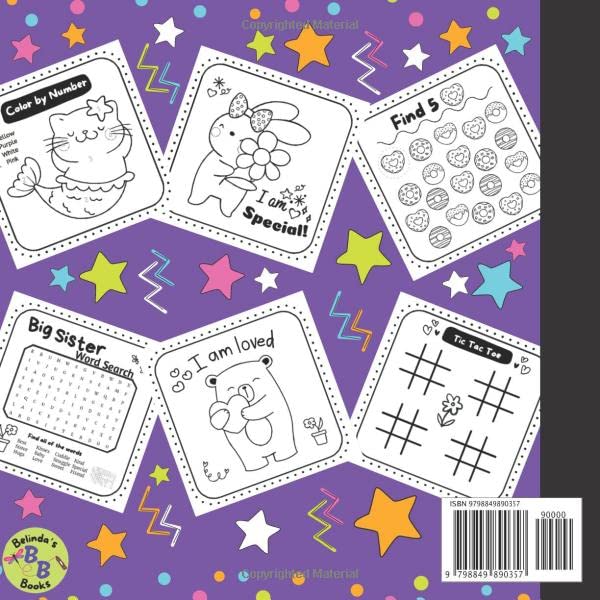 Snapklik.com : I Am A Big Sister: Hooray: Coloring And Activity Book ...