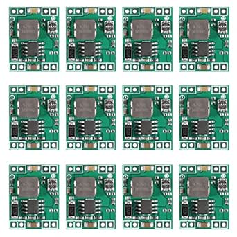 Amazon.co.jp: ACEIRMC MP1584EN ミニ 3A DC-DC バックコンバーター 4.5V-28V - 0.8V ...