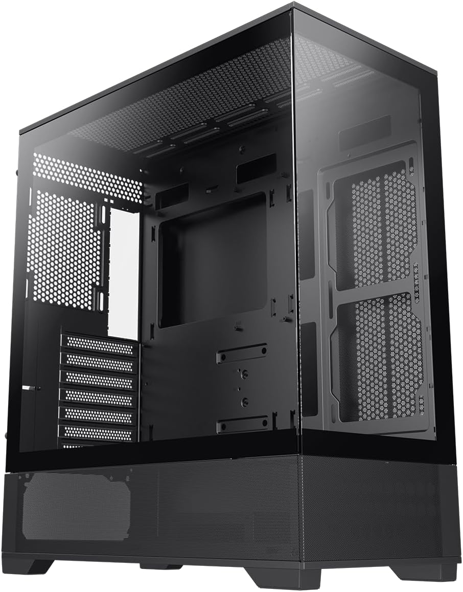 Amazon.com: GAMEMAX Vista AB Black Mid-Tower ATX Computer Case w/6 x ...