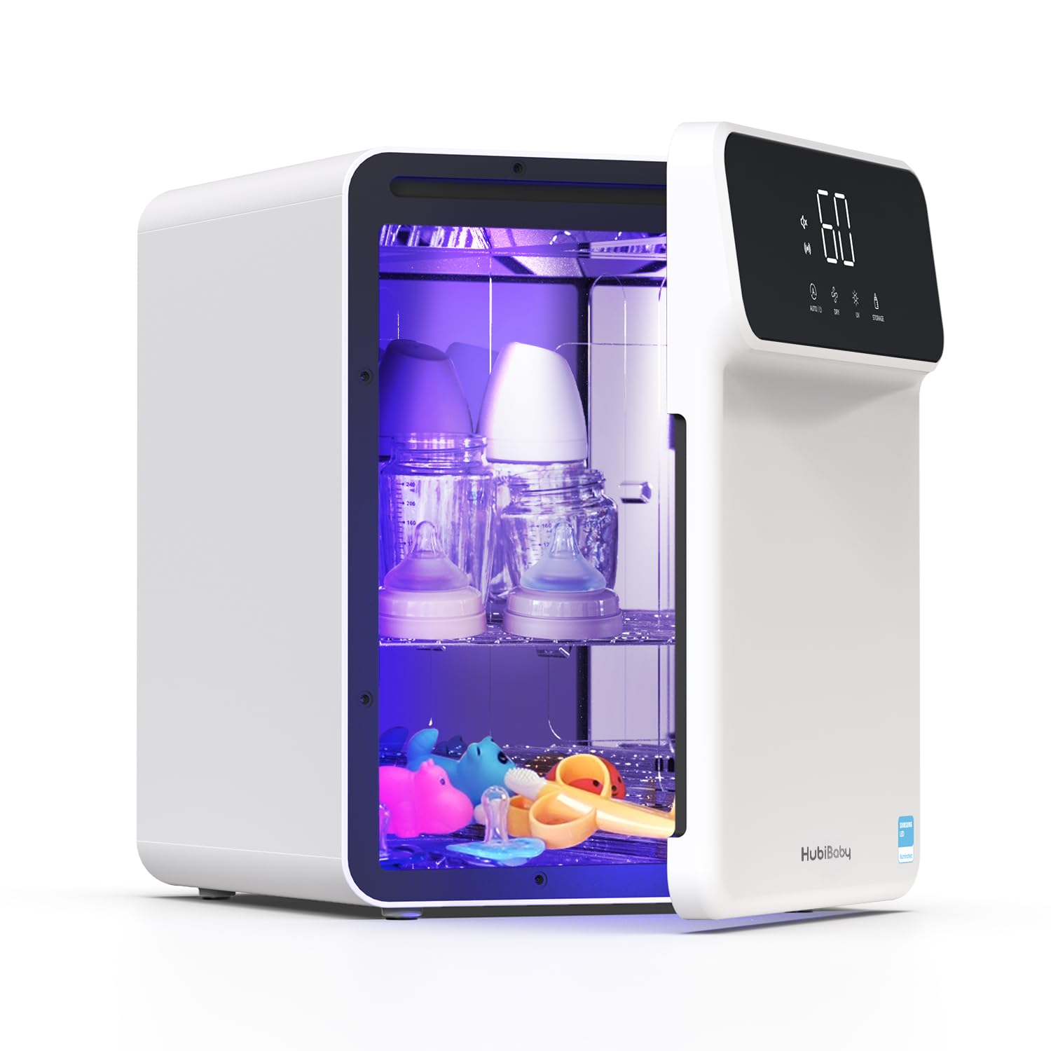 Amazon.com: HubiBaby 4-in-1 UVC Cleaner and Dryer for Baby Bottles ...