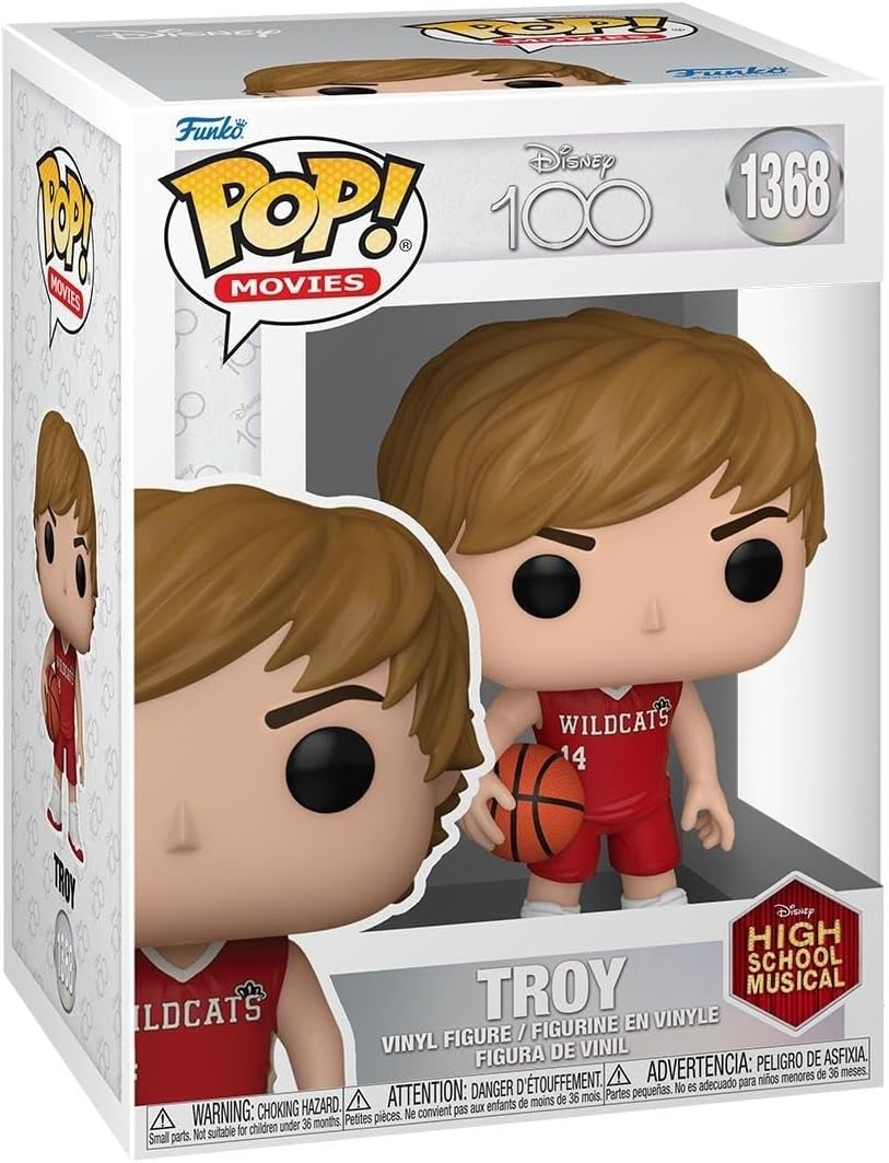 Amazon.com: Funko POP! Movies: High School Musical - Troy Bolton ...