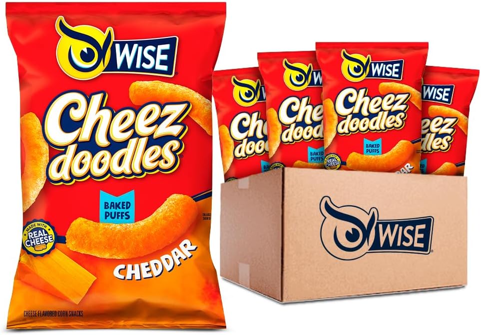 Amazon.com: Wise Snacks Cheez Doodles Baked Puffs, Hot and Honey ...
