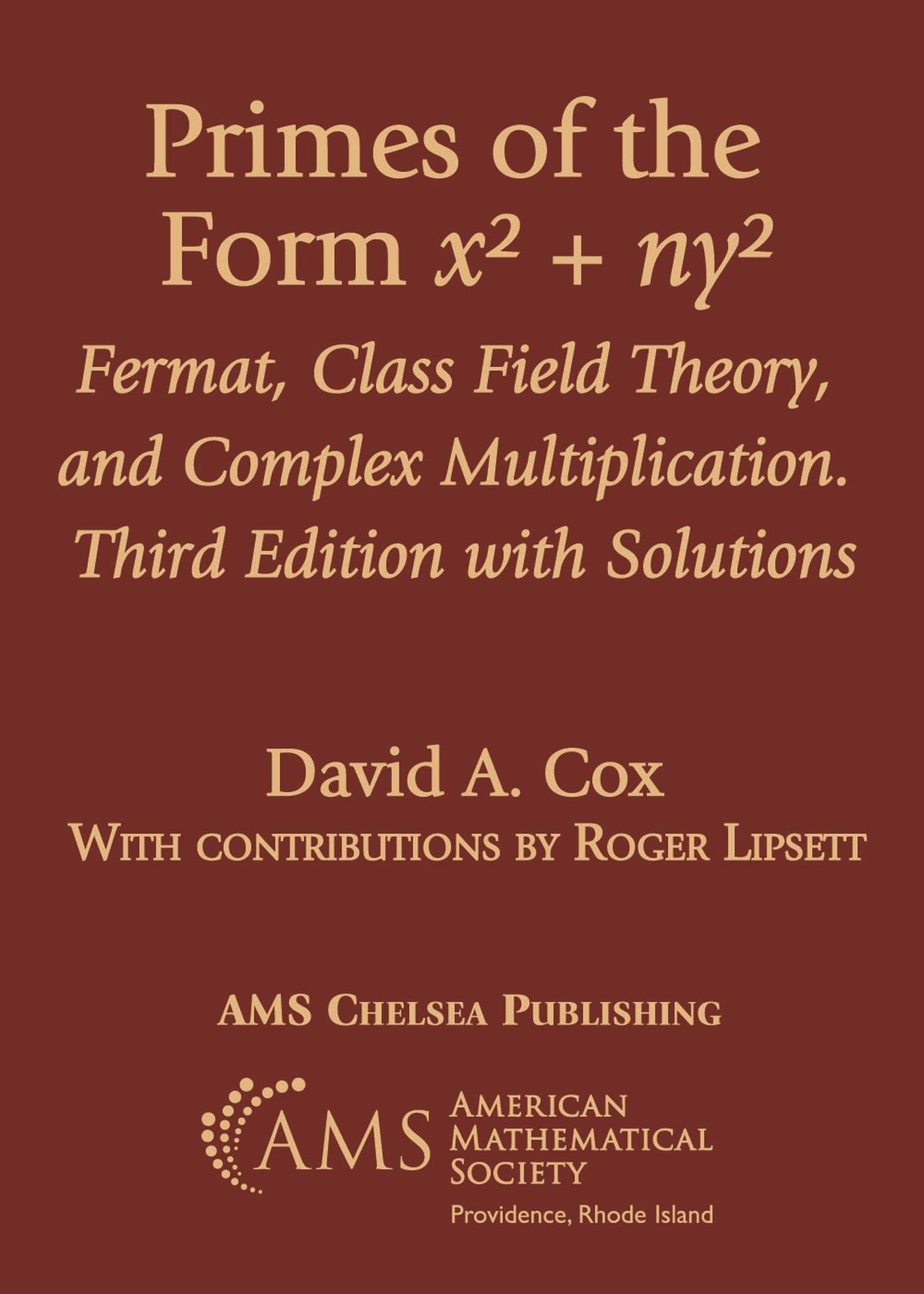 Amazon.com: Primes of the Form X^2 + Ny^2: Fermat, Class Field Theory ...