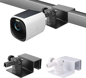 2pcs Gutter Mount for Security Camera, White Black 360° Adjustable ...