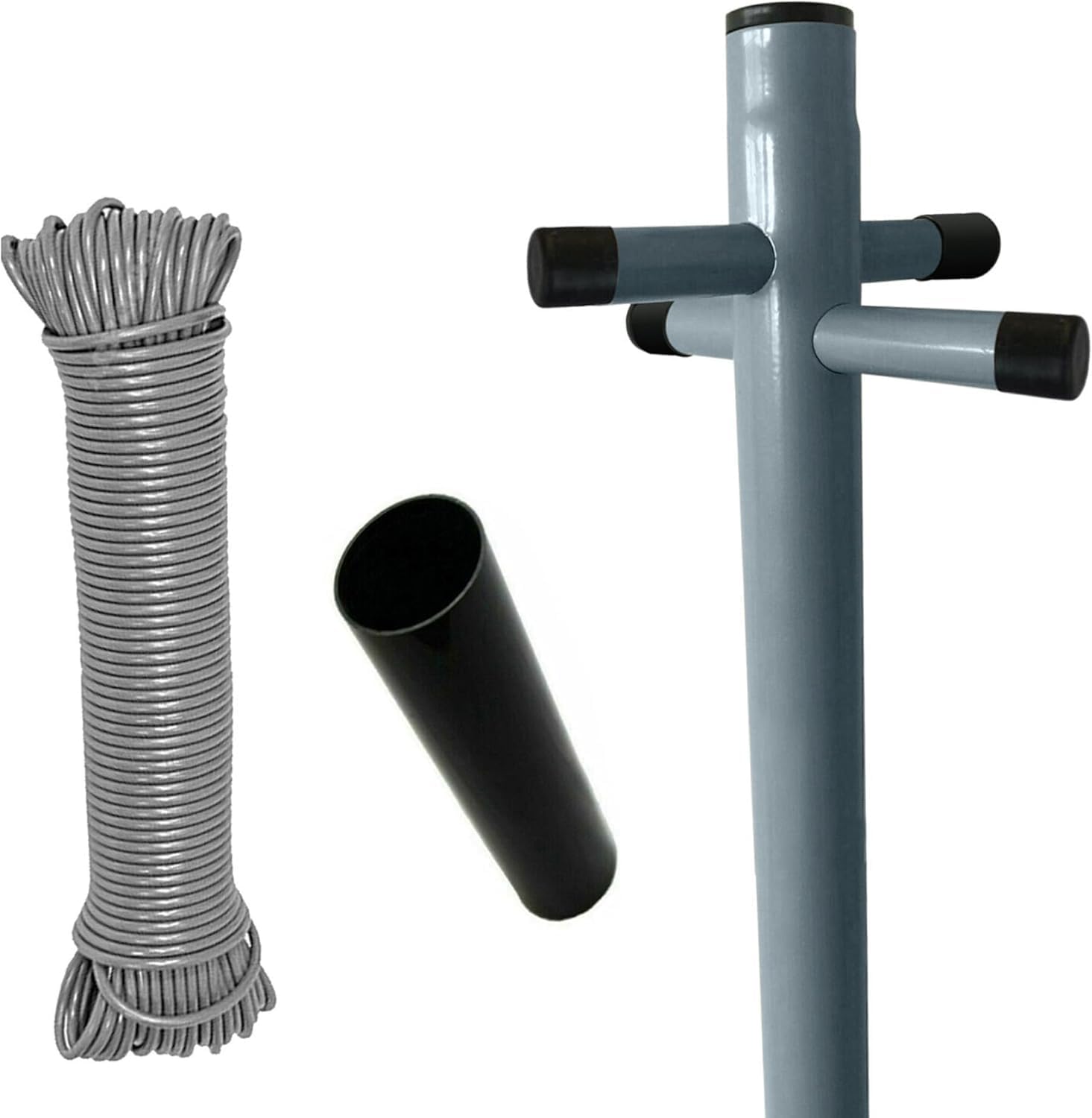 Javco Washing Line Post Pole - Heavy Duty Galvanised Washing Line Post ...