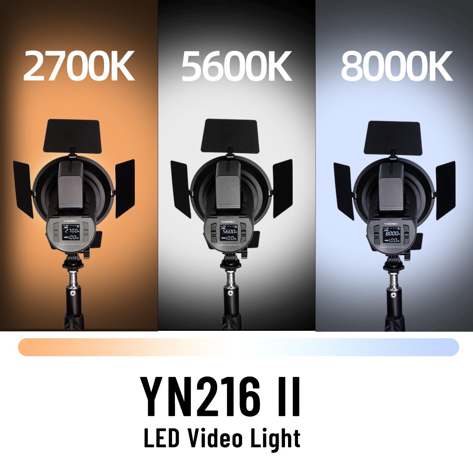 Camera Lights For Photography Ulanzi Vl49 YONGNUO YN216 II 24W LED ...
