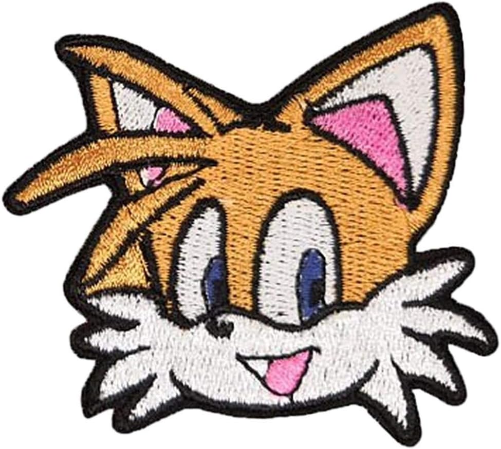 Amazon.com: Game Tails Character Face Embroidered 2.75" Tall Iron on ...