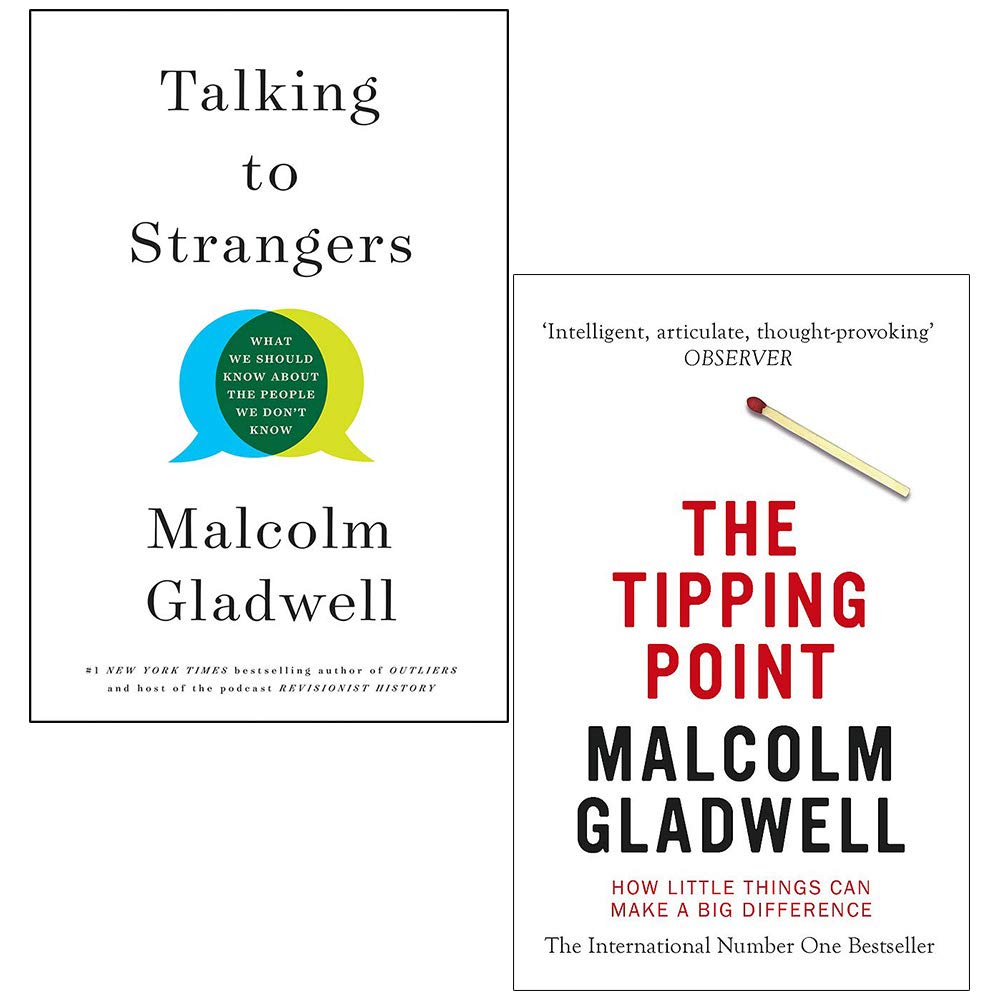 Talking to Strangers & The Tipping Point By Malcolm Gladwell 2 Books ...
