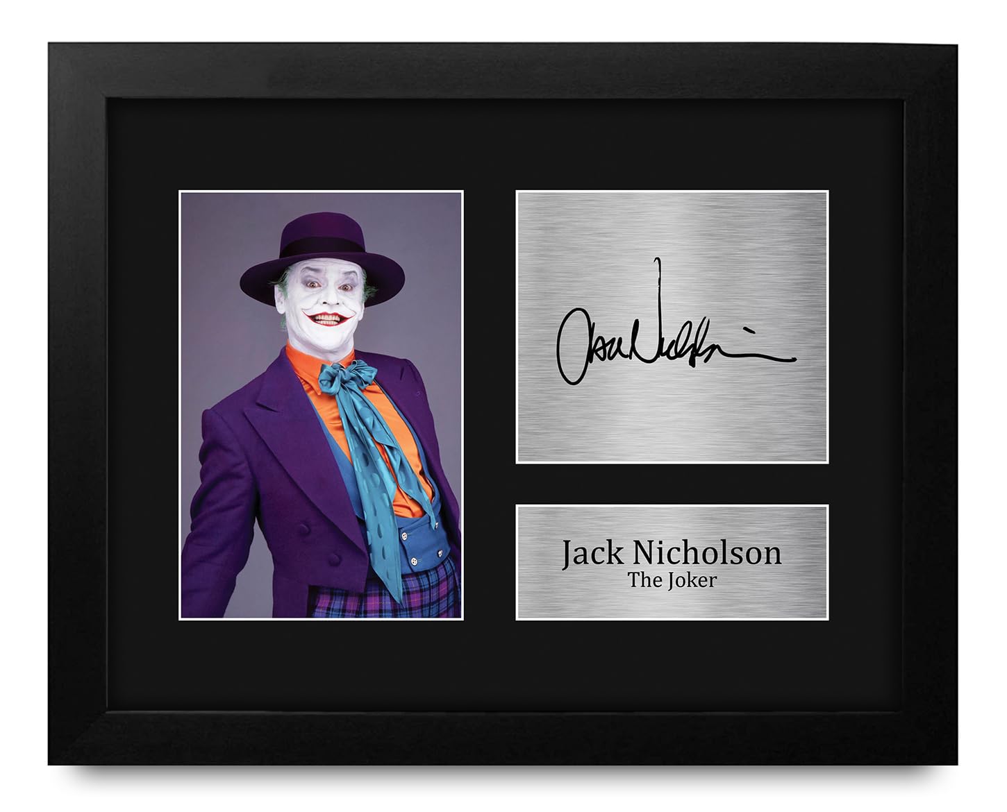 Amazon.com: HWC Trading Jack Nicholson Framed Gift Signed Printed ...