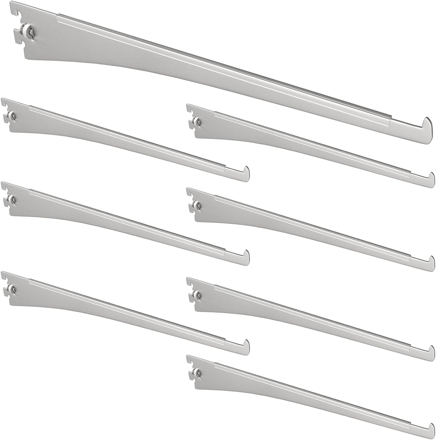 Amazon.com: Fardtry 8 Pcs Tap-in Shelf Brackets, 12 Inches Adjustable ...