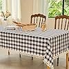 Amazon.com: Midsummer Breeze Table Cloth Square Table-Rustic Gingham ...