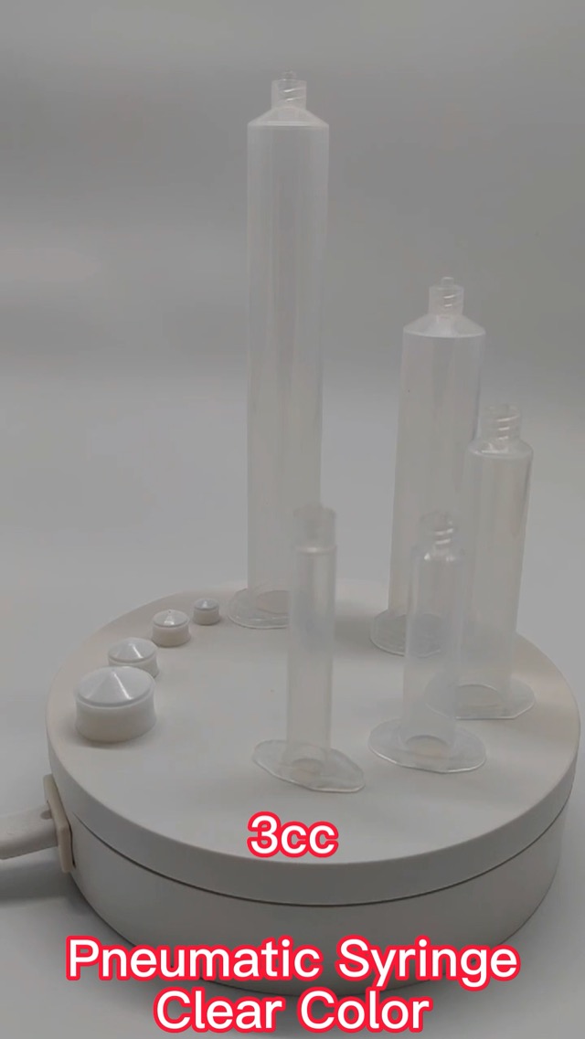 Watch 3/5/10/30/55/100/200/300/500 ml pneumatic syringe on Amazon Live