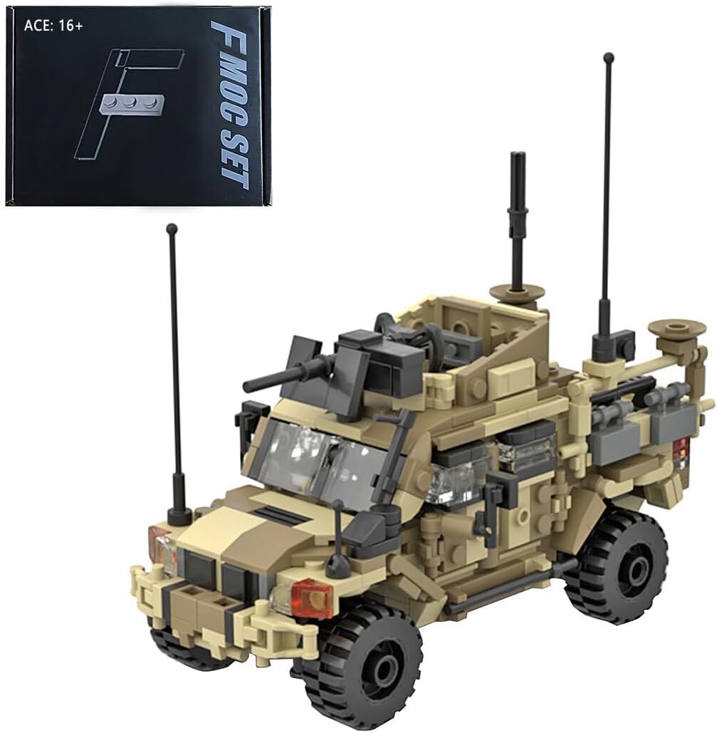 RIDID Kit moderno de construcción de vehículos militares, 437 piezas ...