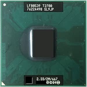 Amazon.com: CPU Core Duo T2700 SL9JP 2.3 GHz Dual-Core Dual-Thread CPU ...
