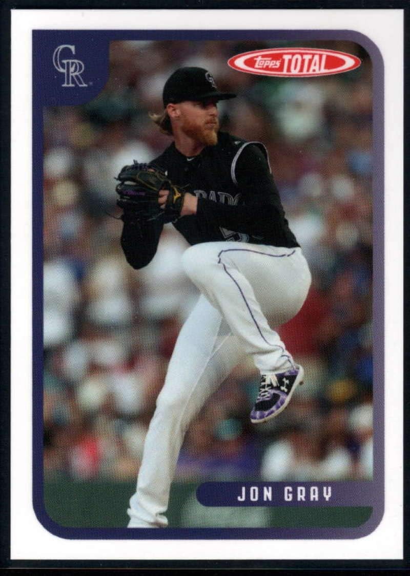 Amazon.com: 2020 Topps Total (Wave 1) Baseball #76 Jon Gray Colorado ...