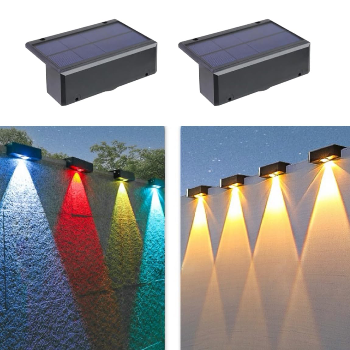 Amazon.co.jp: REENEW ソーラーライト屋外 階段ライト 屋外 フェンスライト LED ソーラー デッキ ライト ガーデンライト ソーラーライト IP67防水 フェンスライト ...