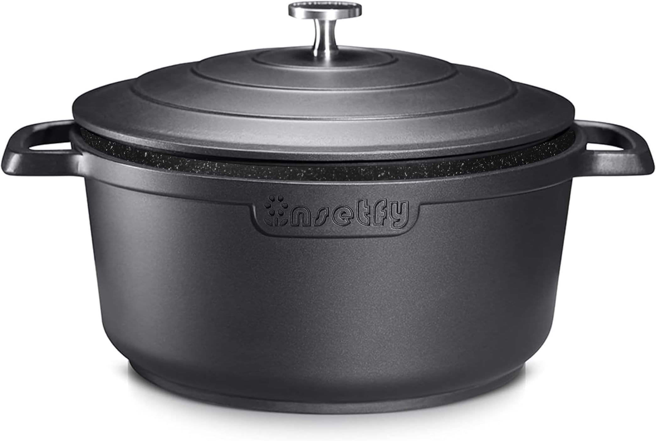 Amazon.com: Dutch Oven Pot with Lid(7.5QT, 11"), Non-Stick Dutch Oven ...