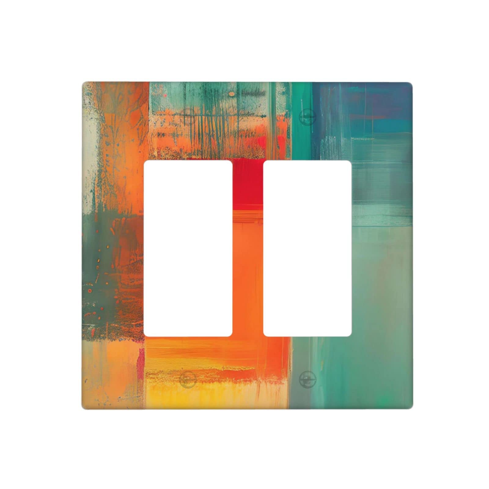 Snapklik.com : Abstract Color Light Switch Cover Plate Decorative 2 ...