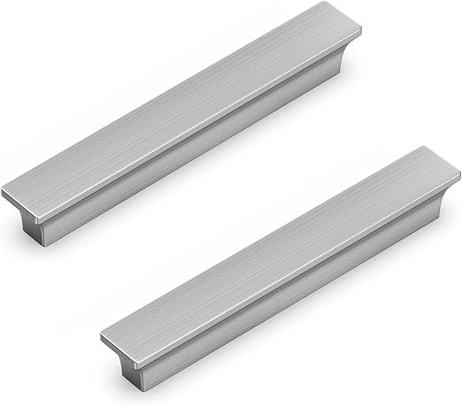 AOKENBAO Cabinet Handles 4-inch (101.6mm) Brushed Nickel Cabinet ...