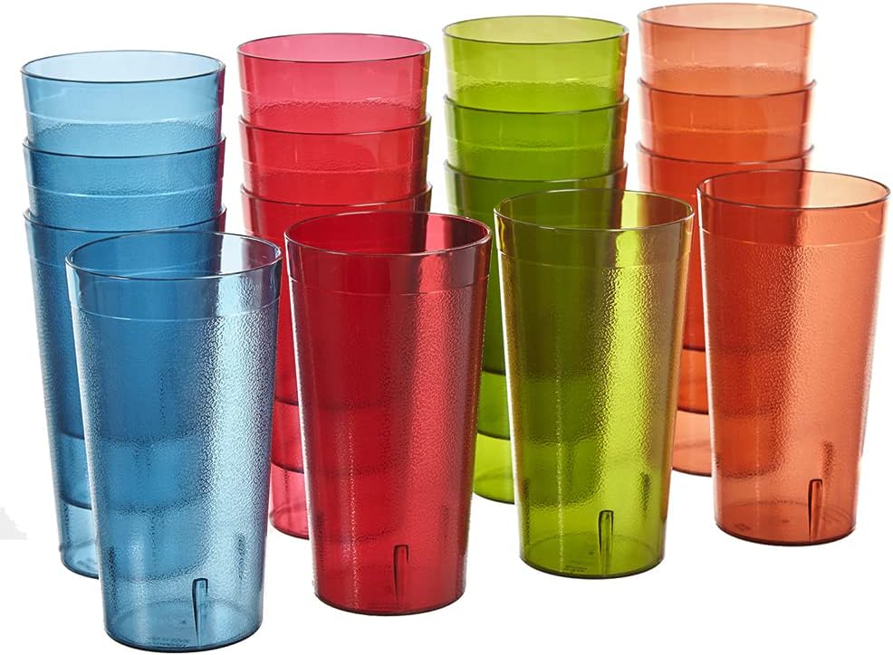 Amazon.com | NEW, 16 Oz. (Ounce) Restaurant Tumbler Beverage Cup ...