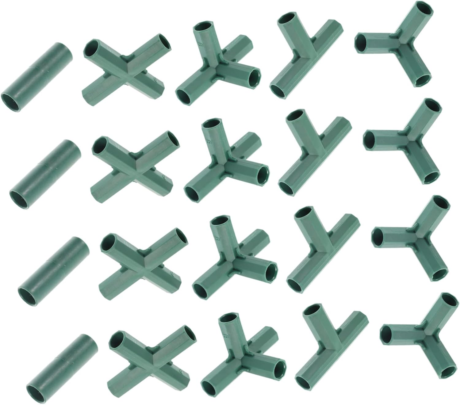 Amazon.com : Milisten 20pcs Gardening Frame Connectors Pole Joints for ...