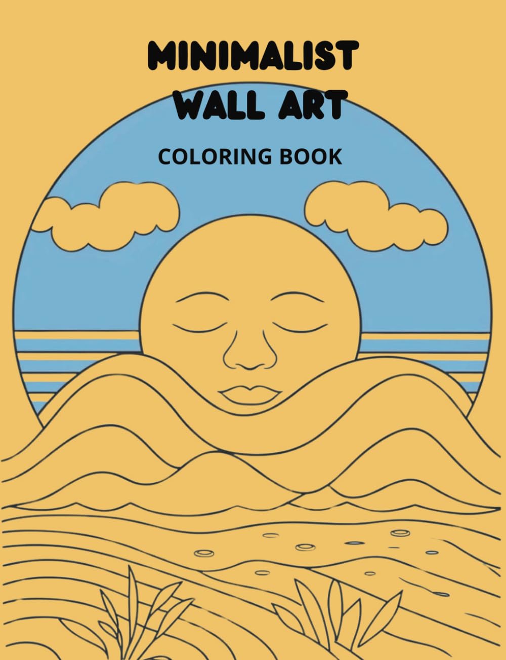 Amazon.com: MINIMALIST WALL ART - coloring book: 50 beautiful and ...