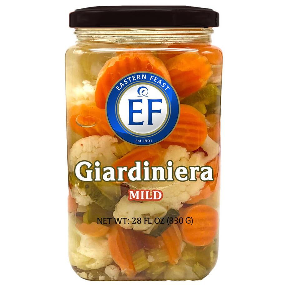 Amazon.com : Eastern Feast - Mild Giardiniera, 28 oz (830g) Pickled ...