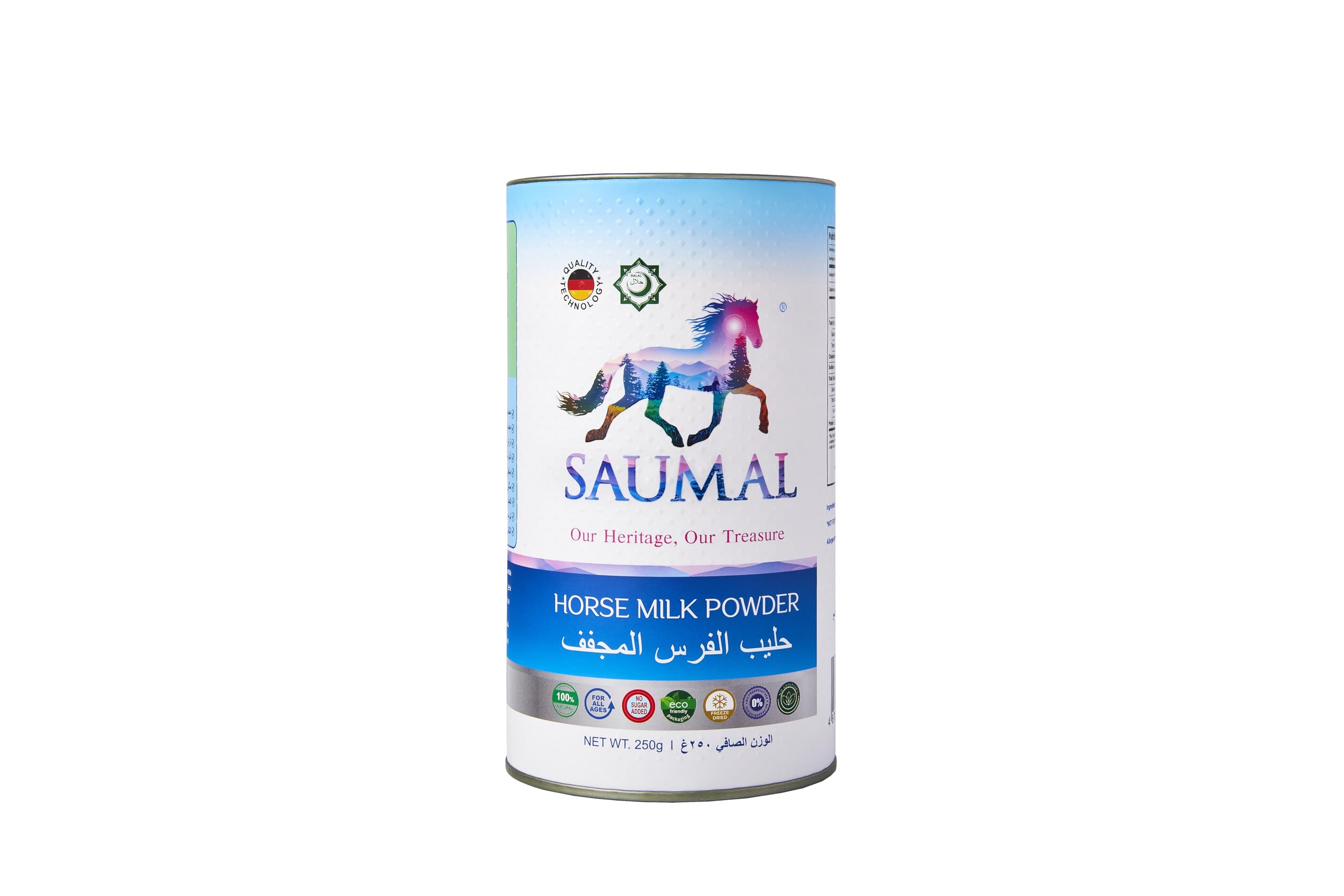 Buy SAUMAL Pure Horse Milk Powder 250g, 100% Natural and Halal, Rich In ...