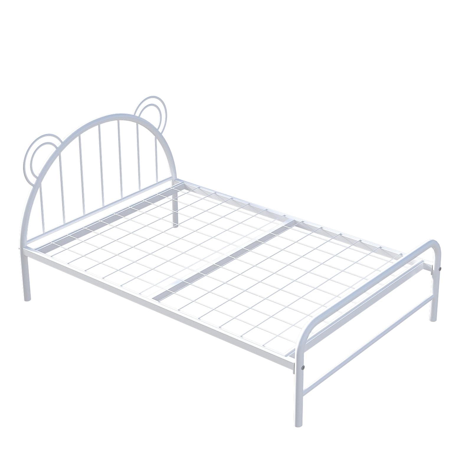 Large Dog Bed Frame Elevated Cute Pet Metal Bed With Bear Ears Design large-dog-bed-frame-elevated-cute-pet-metal-bed-with-bear-ears-design