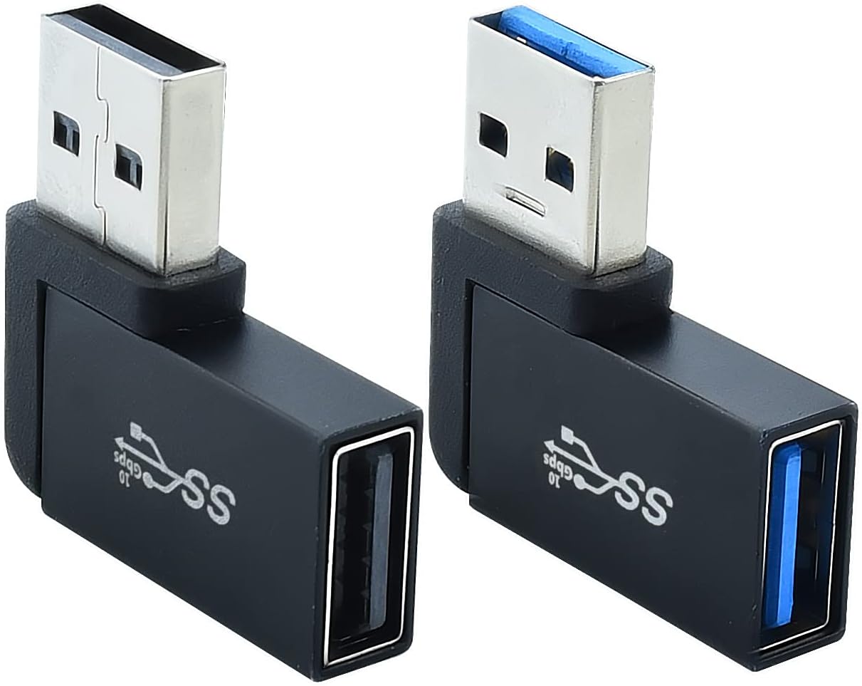 Amazon.co.jp: L型 USB3.0A to USB A(右1個セット) YITONGXXSUN （OTG） 変換アダプタ/変換 ...