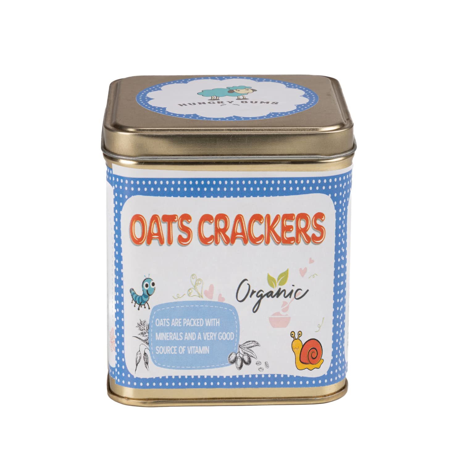 Hungry Bums Oats Crackers (150gm) | Rich in Fiber and minerals ...